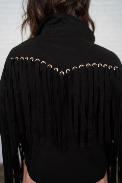 Hennessy Fringe Jacket – Goldie Lew Jewelry
