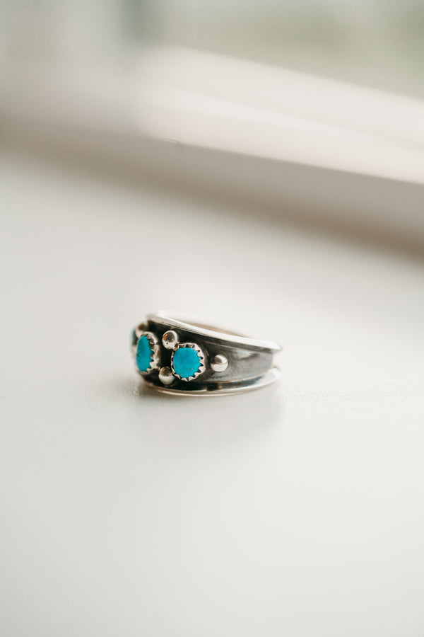 Dixie Ring | Turquoise – Goldie Lew Jewelry